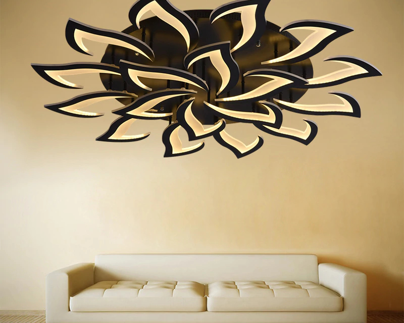 Zen Sunshine (Black Series) - Modern LED Ceiling Chandelier | Zen LEDS