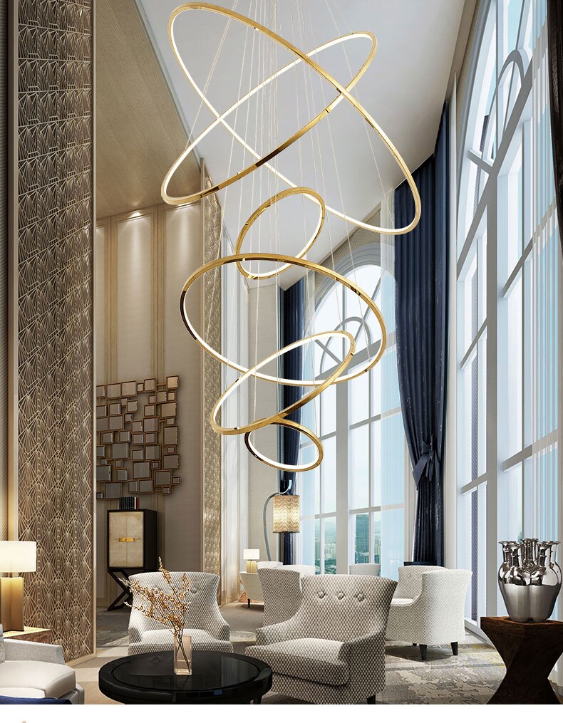 Zen Zion High Ceiling Chandelier - Zen LEDS